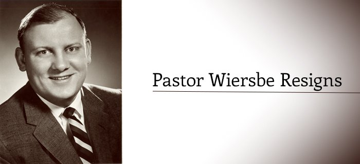 Dr. Warren W. Wiersbe | Articles | Moody Church Media